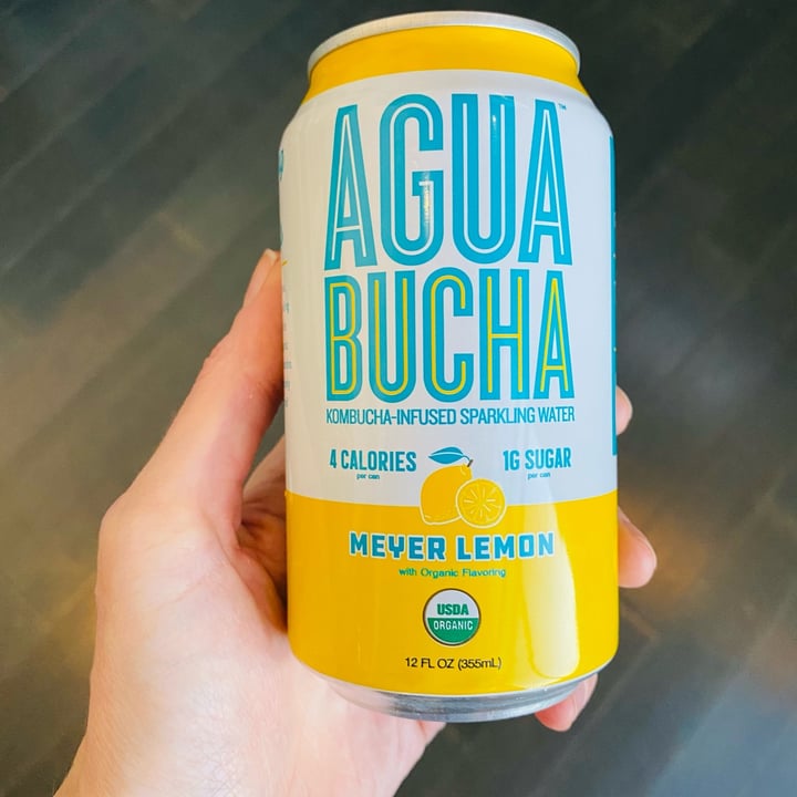 Mother Kombucha Agua Bucha Meyer Lemon Sparkling Water Review | abillion