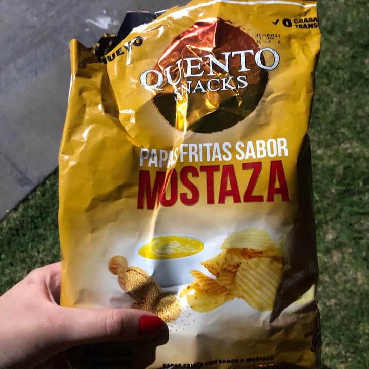 Quento Snacks Papas fritas sabor mostaza Review | abillion