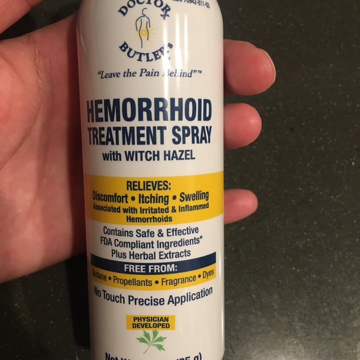 Doctor Butler’s Hemorrhoid Treatment Spray With Witch Hazel Reviews ...