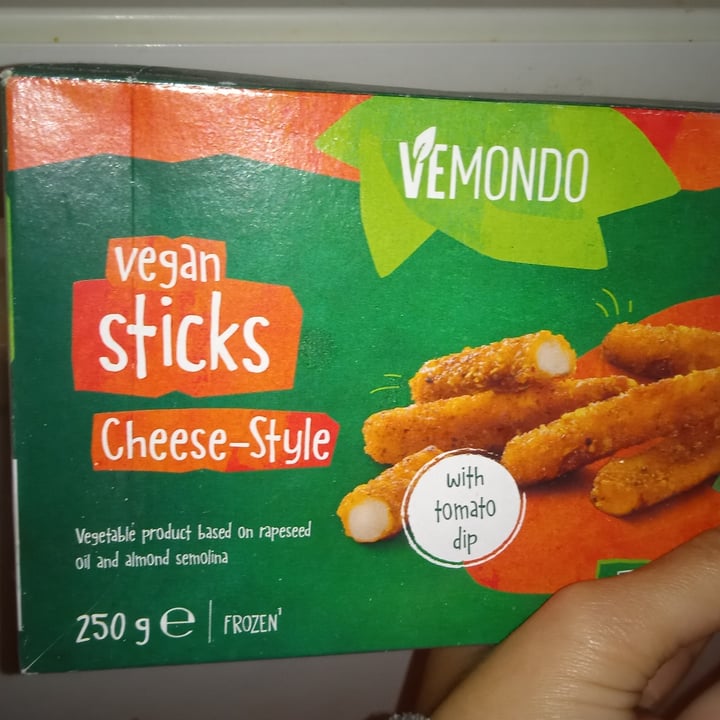 Vemondo Vegan sticks cheese style Review | abillion