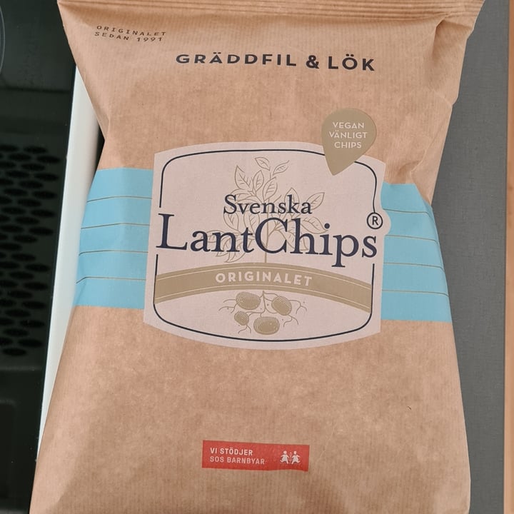 Gräddfil & Lök Svenska LantChips Originalet Review | abillion