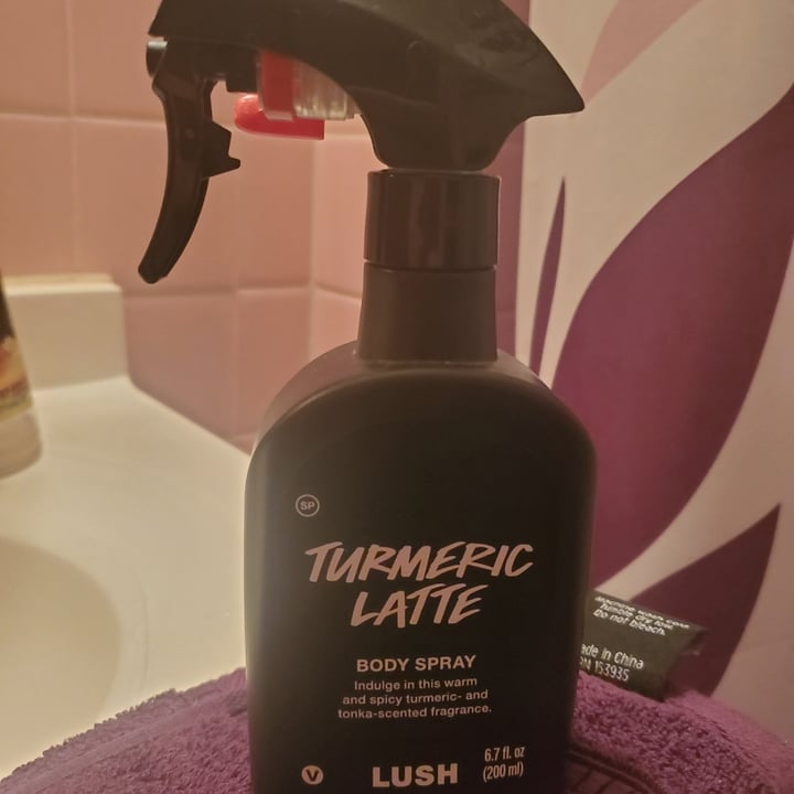 Lush Fresh Handmade Cosmetics Turmeric Latte Body Spray Review Abillion