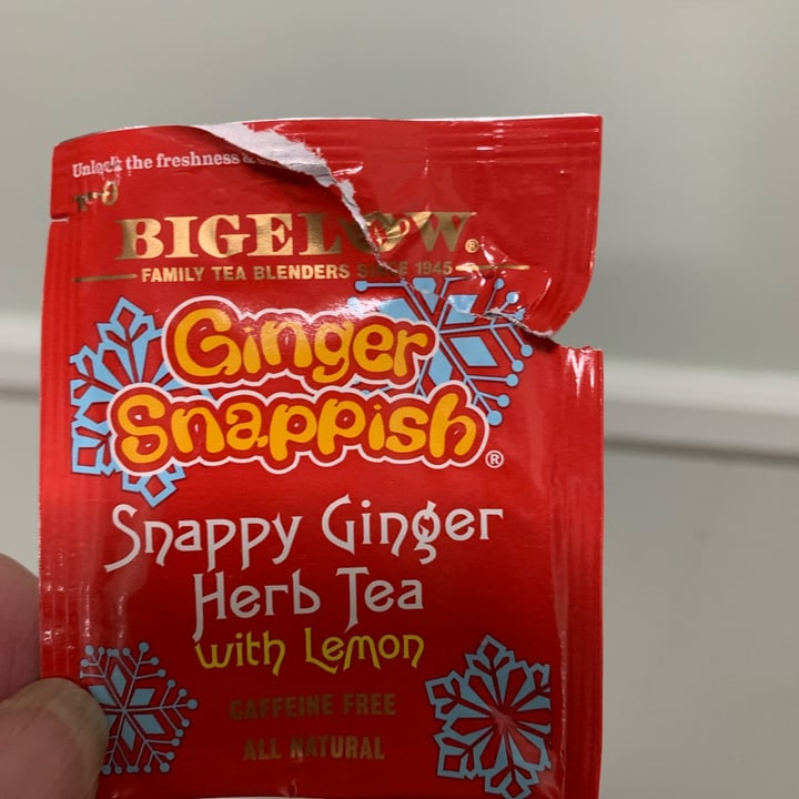 Bigelow Ginger Snappish Tea Review | abillion