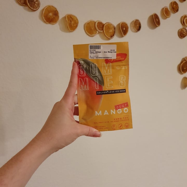 Happy Cabbage Farms Sour Mango Gummies Review | abillion