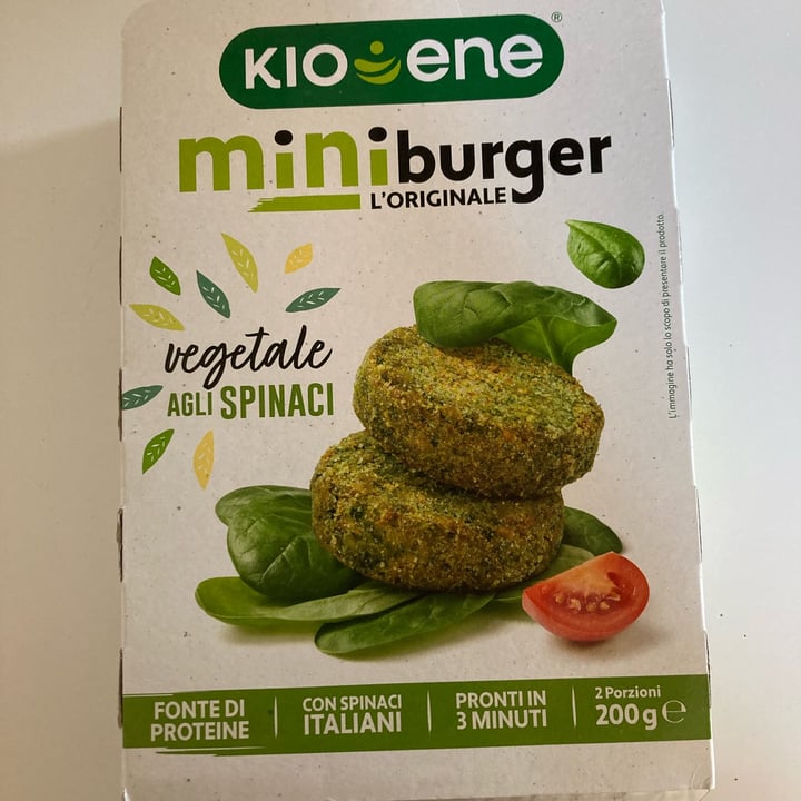 Kioene Mini Burger Vegetale Agli Spinaci Review | abillion