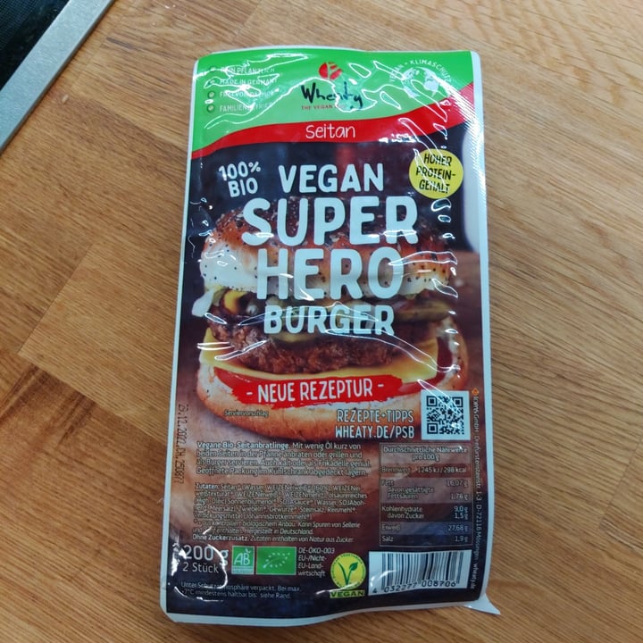 Wheaty Vegan Super Hero Burger Review | abillion