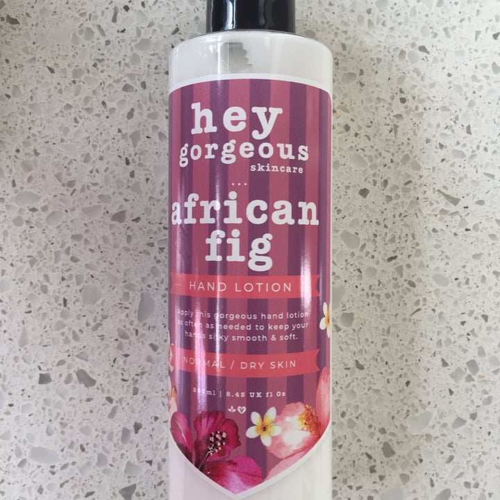 Hey Gorgeous African fig hand lotion Review | abillion
