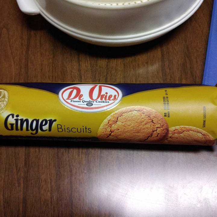 De Vries Ginger Biscuits Review | abillion