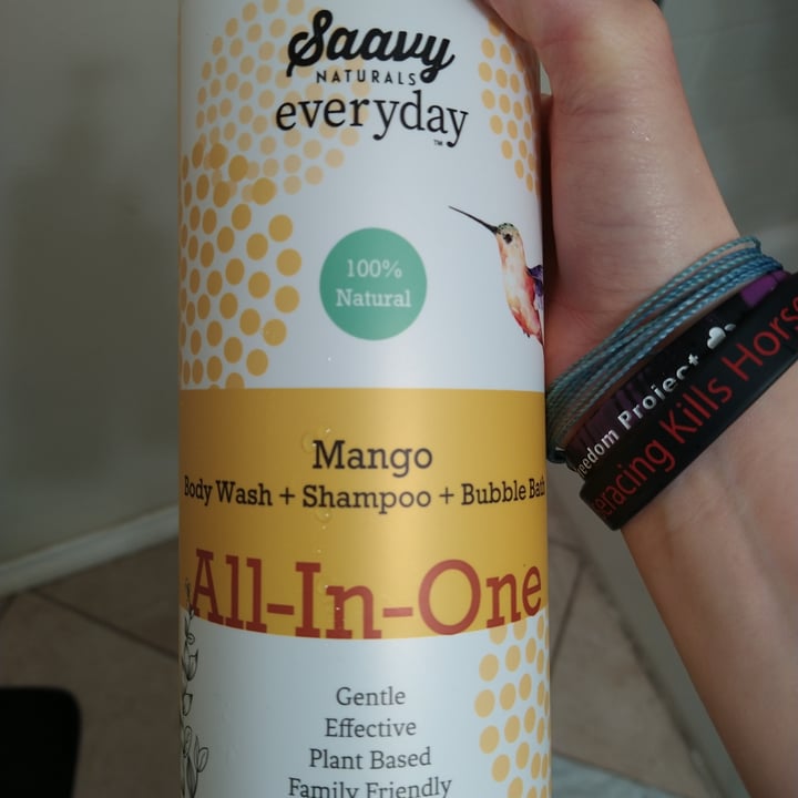 Savvy naturals All-in-one mango body wash/shampoo/bubble bath Review ...