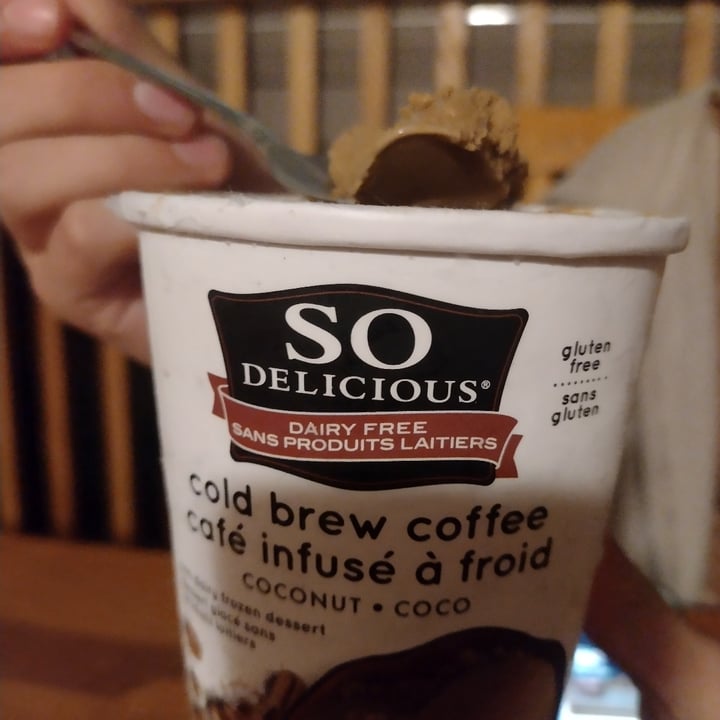 So Delicious Dairy Free Cold Brew Coffee Coconutmilk Frozen Dessert ...