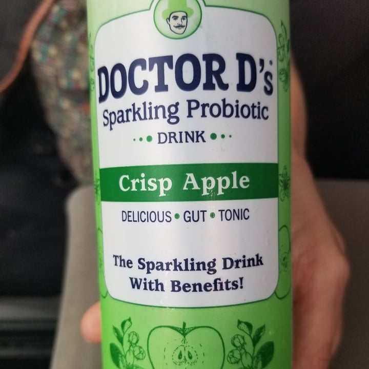 Doctor D's Crisp apple sparkling probiotic Drink Review | abillion
