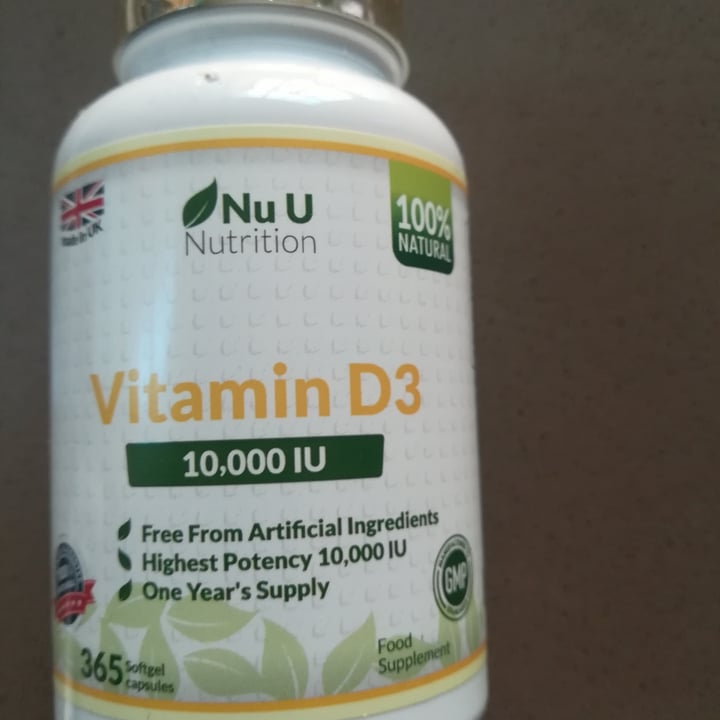 Nu U Nutrition Vitamina D3 Review | abillion