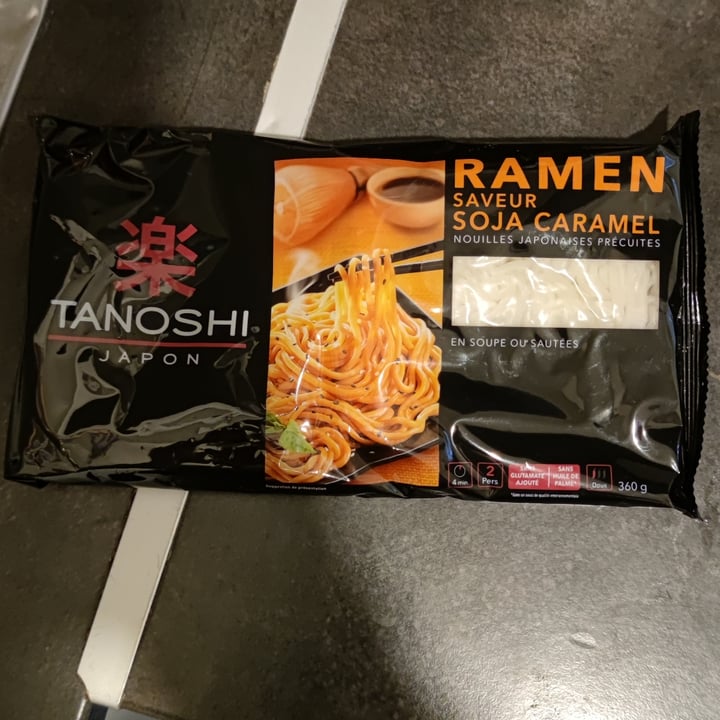 Tanoshi Nouilles ramen saveur soja caramel Review | abillion