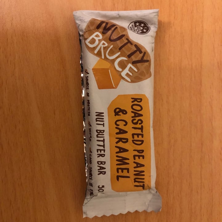 Nutty Bruce Roasted peanut & caramel nut butter bar Review | abillion