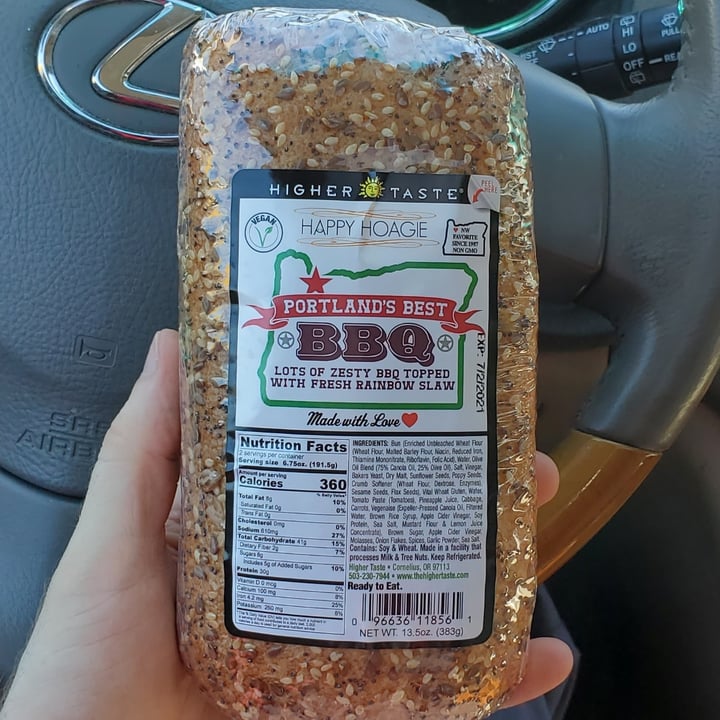 Higher Taste Happy Hoagie Portland's Best Bbq With Rainbow Slaw Review ...