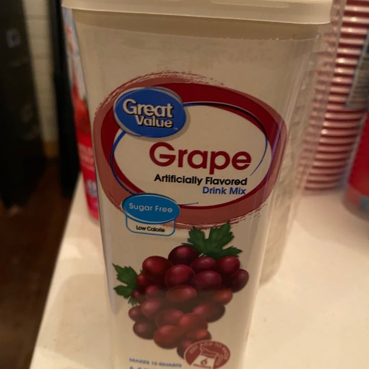 Great Value Grape Sugar Free Drink Mix Review | abillion
