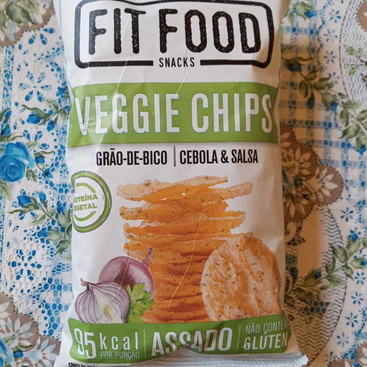 Fit Food Veggie chips grão de bico cebola e salsa Review | abillion