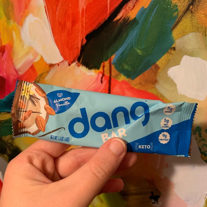 Dang Foods Dang Almond Vanilla Keto Bar Review | abillion