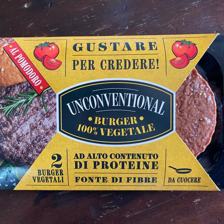 Unconventional Burger Vegetale Al Pomodoro - Tomato Burger Review ...