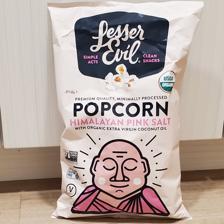 Lesser Evil Popcorn Hymalayan Pink Salt Review | abillion