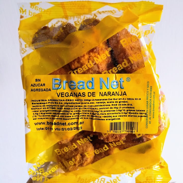 Bread Net Galletitas Veganas de naranja Review | abillion