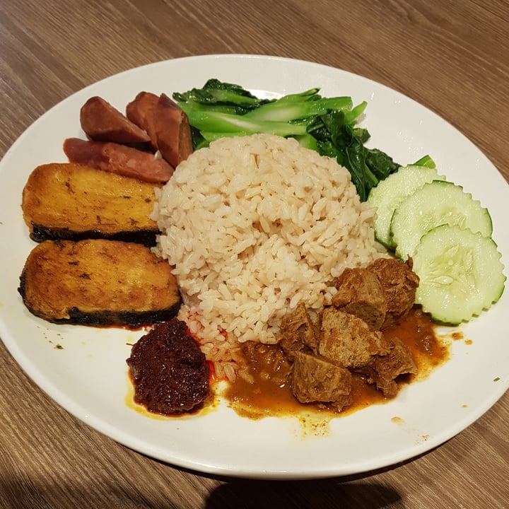 Genesis Vegan Restaurant Singapore River, Singapore Nasi Lemak (Fish ...