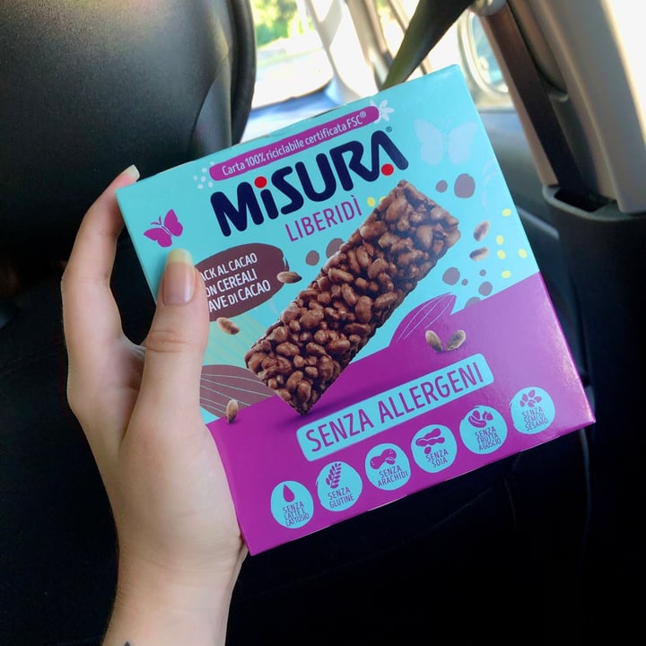 Misura Snack al cacao con cereali e fave di cacao - Liberidi Review ...