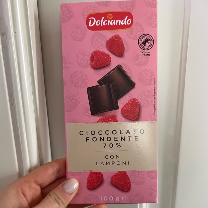 Dolciando Cioccolato fondente 70% con lamponi Review | abillion
