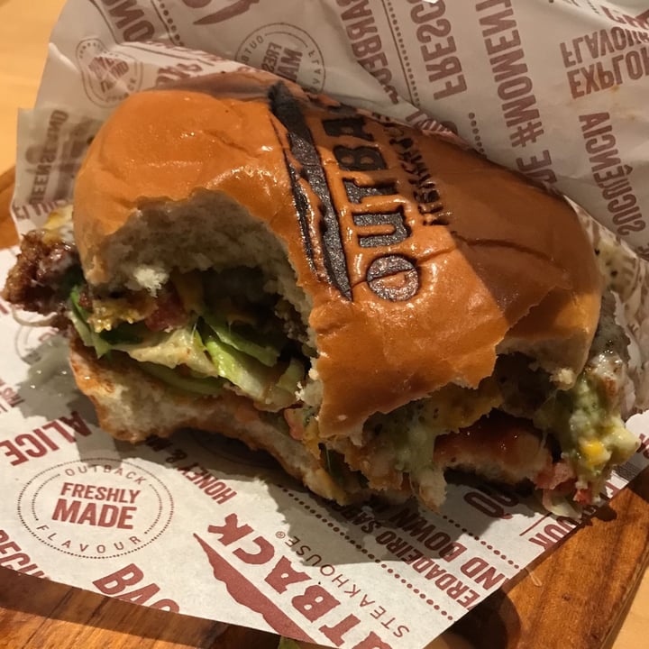 Outback Steakhouse Centro Cívico, Brazil Veggi Burger Review | abillion