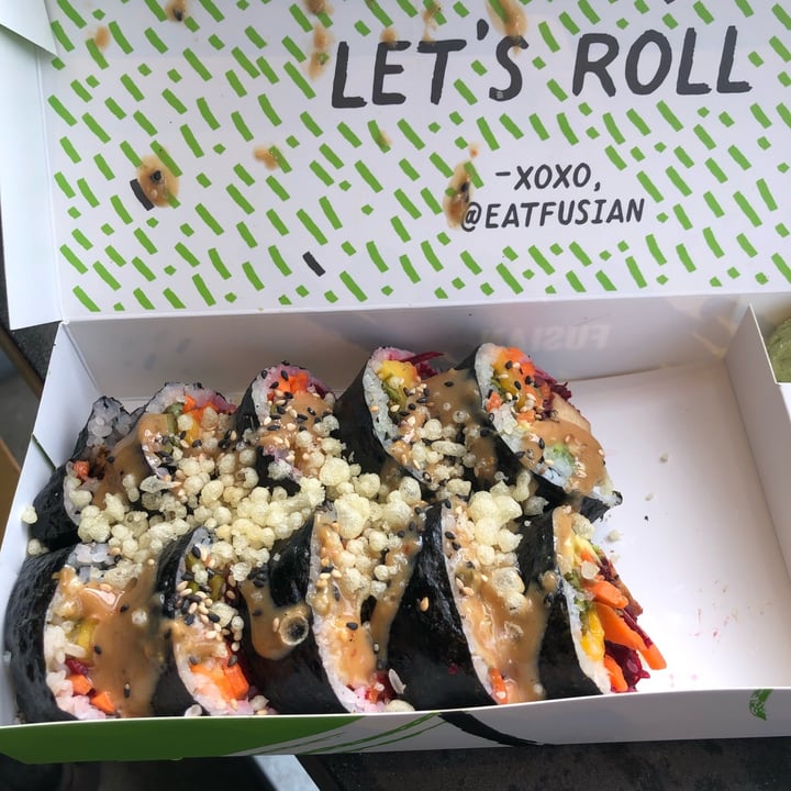 FUSIAN Cincinnati, United States Make your own Vegan Sushi Review ...