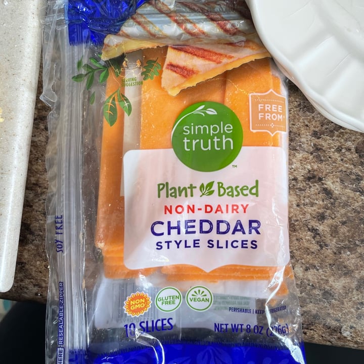 Simple Truth Plant Based Non-dairy Cheddar Style Slices Review | abillion