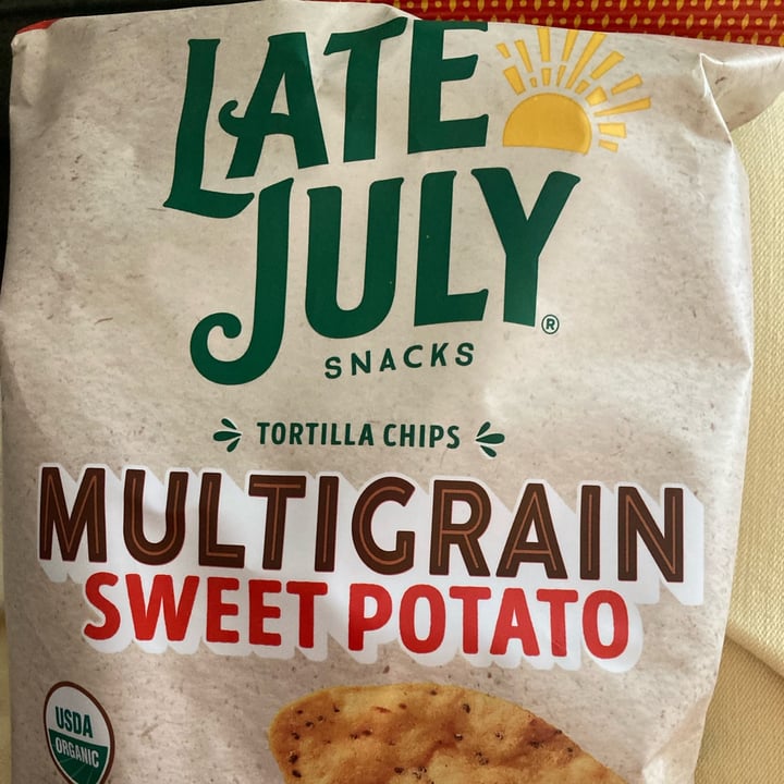 Late July Snacks Sweet Potato Multi Grain Tortilla Chips Review | abillion