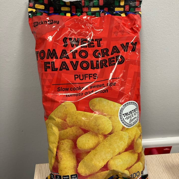 Pick n Pay Sweet Tomato Flavoured Puffs Review | abillion