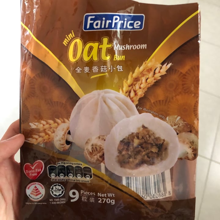 FairPrice Mini Oat Mushroom Bun Review | abillion