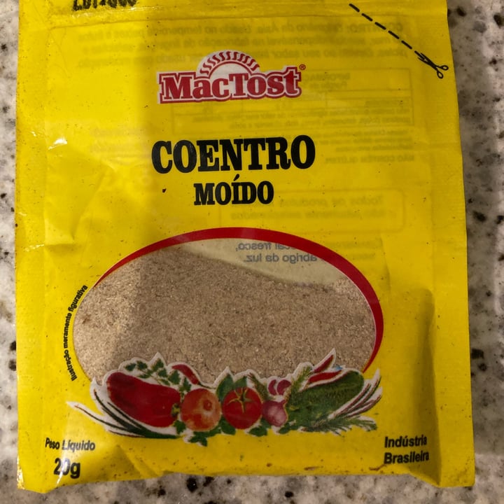 MacTost Coentro Moído Reviews | abillion