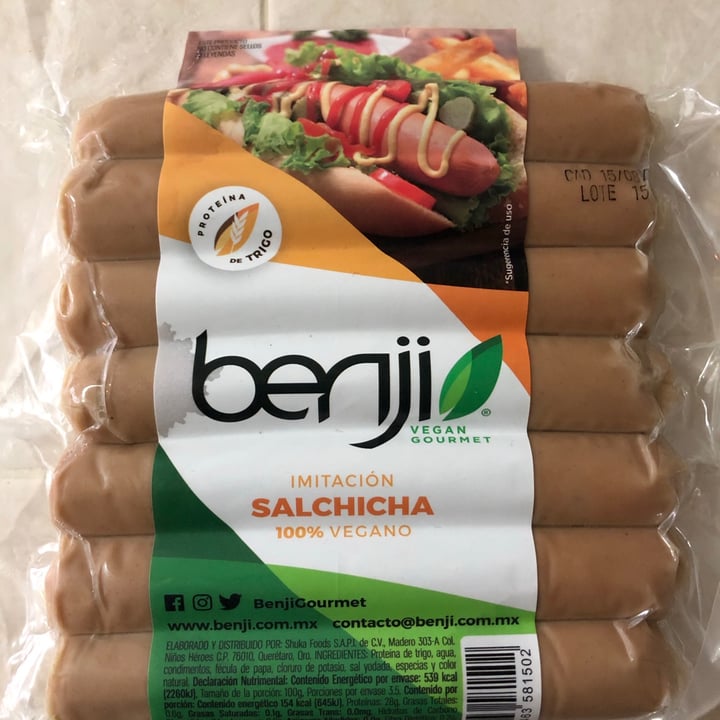 Benji Vegan Gourmet Salchicha Vegana Review | abillion