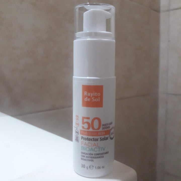 Rayito de Sol Protector solar facial bioactiv Review | abillion