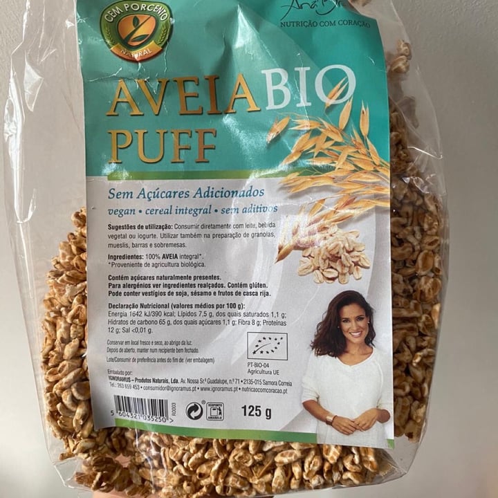 Cem Porcento Aveia Puff Bio Review | abillion