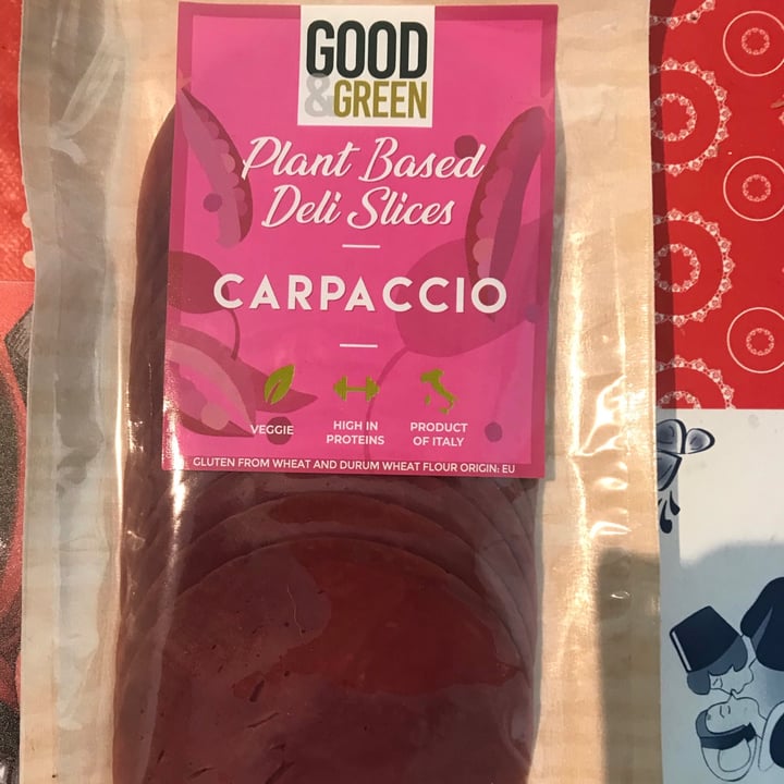 Good & Green Plant Based Deli Slices Carpaccio Review | abillion