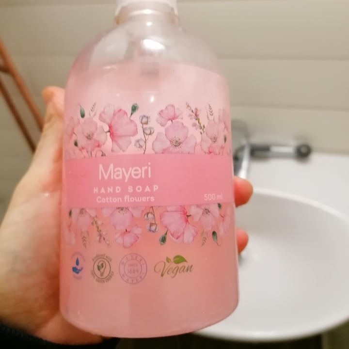 Mayeri Hand soap Cotton flowers Review | abillion