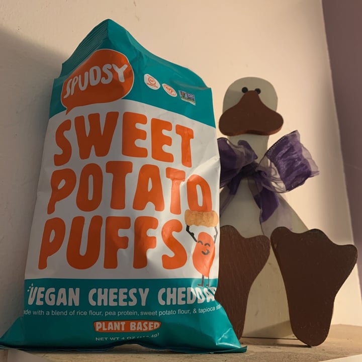 spudsy Vegan Cheesy Cheddar Sweet Potato Puffs Review | abillion
