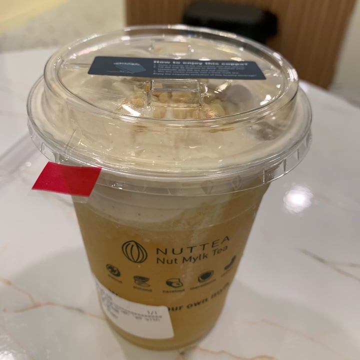 NUTTEA Marine Parade, Singapore Jasmine Green Tea With Nut Cream Review ...