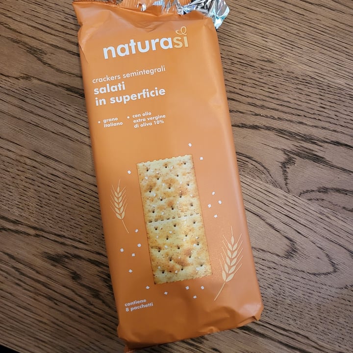 Natura Sì Crackers semintegrali salati in superficie Review | abillion