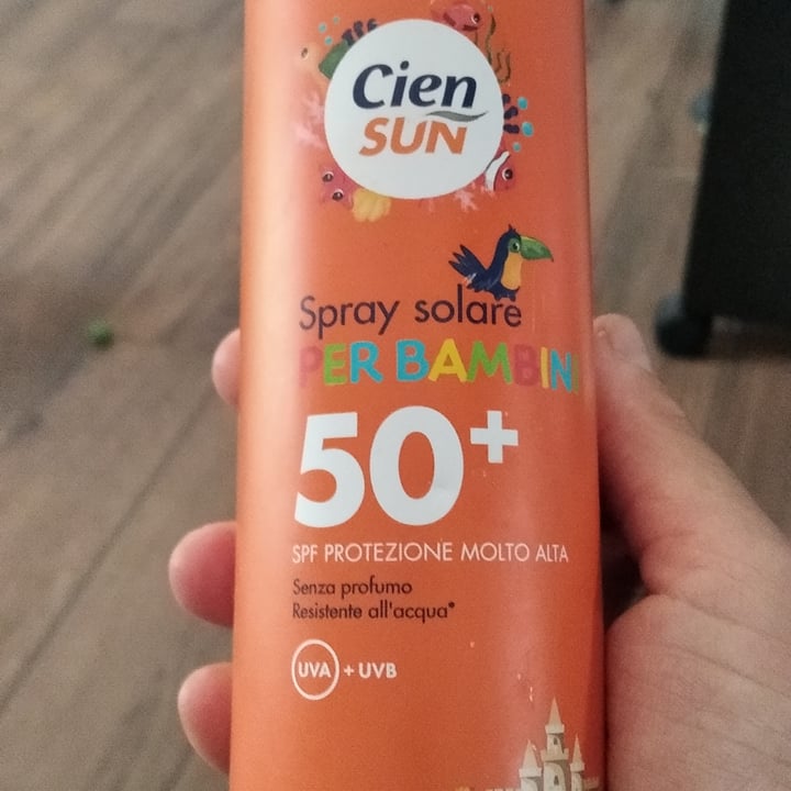Cien sun Spray solare 50+ kids Review | abillion