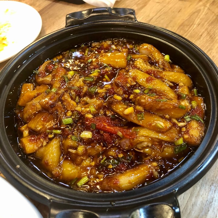 Old Chengdu Sichuan Cuisine Outram, Singapore Sautéed eggplant in ...