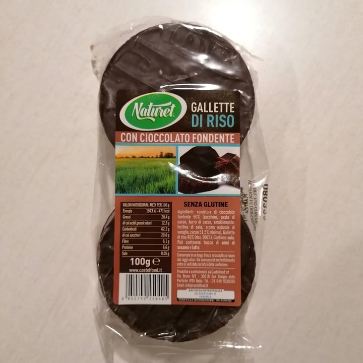 Naturet Gallette di riso con cioccolato fondente Reviews | abillion