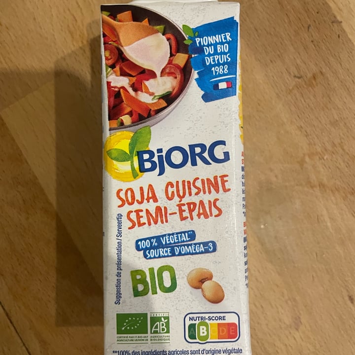 Bjorg Soja cuisine semi epais Review | abillion