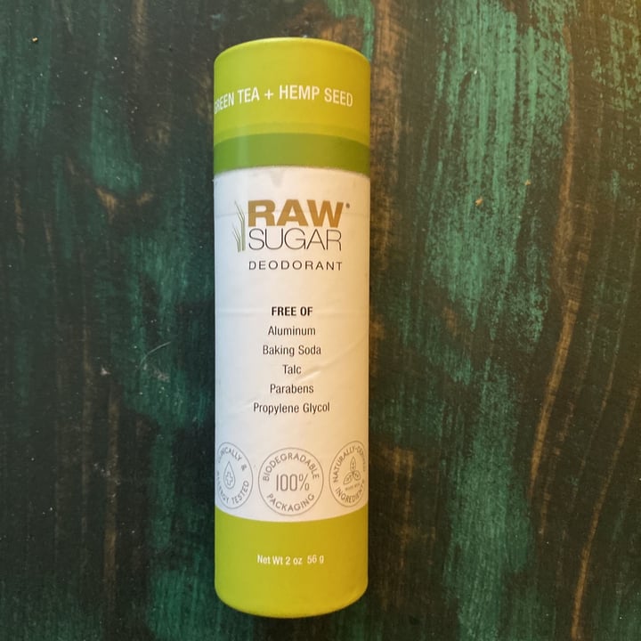 Raw Sugar Raw Sugar Green Tea + Hemp Seed Deodorant Reviews | abillion
