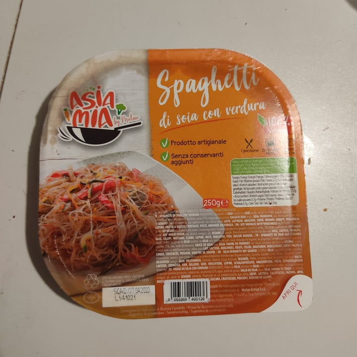 Asia mia Spaghetti di soia con verdure Review | abillion