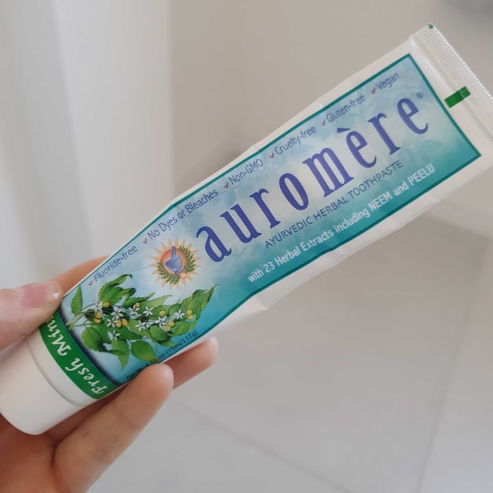 Auromère Auromére Ayurvedic Herbal (Cardamom + Fennel) Toothpaste with ...